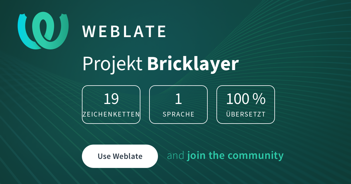 Bricklayer - German @ IPFire Translate